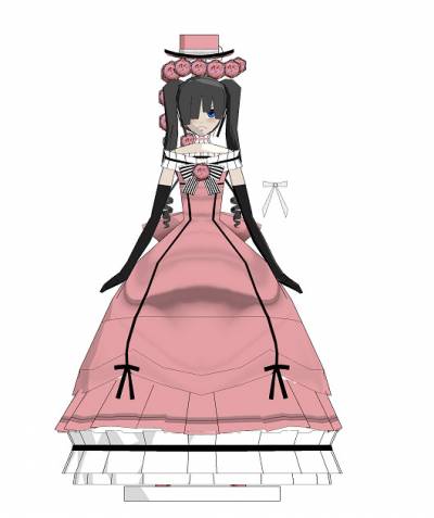 Ciel Girl Papercraft